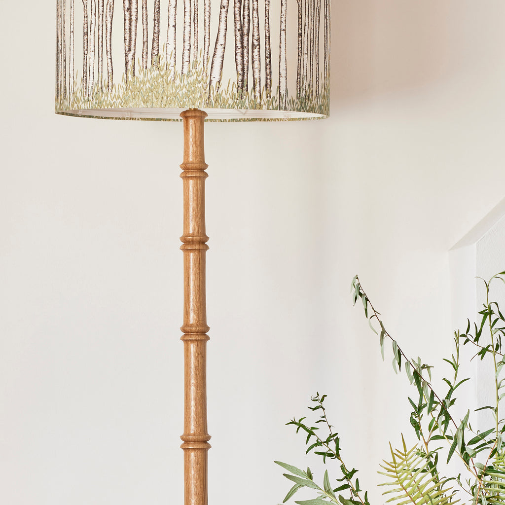 Bamboo Style Oak Standard Lamp Base (Collection Only) – Royal Oak ...