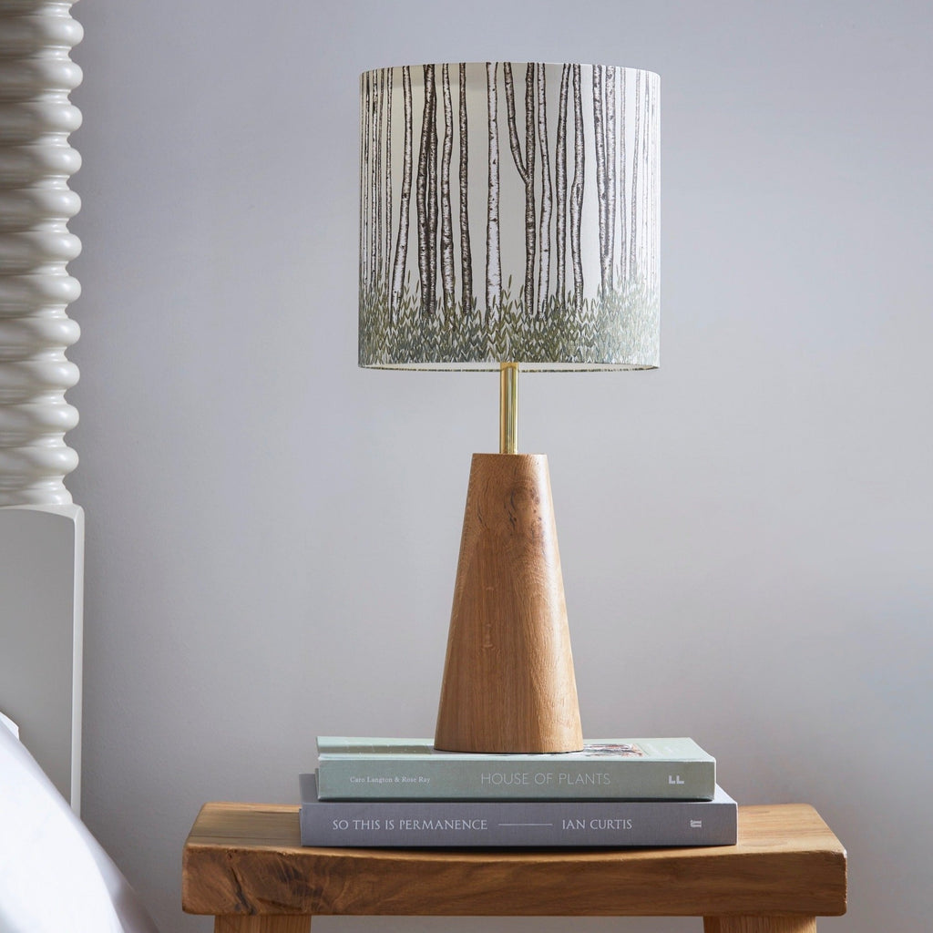 Tapered English Oak Lamp Base – Royal Oak Furniture Company